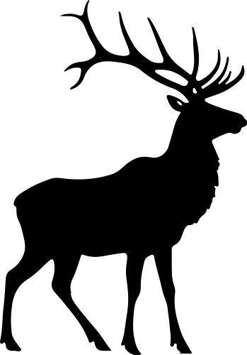 Elk Outline Vector Images (over 4,200)