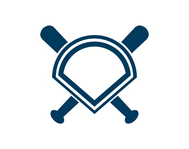Baseball team logo Royalty Free Vector Image - VectorStock