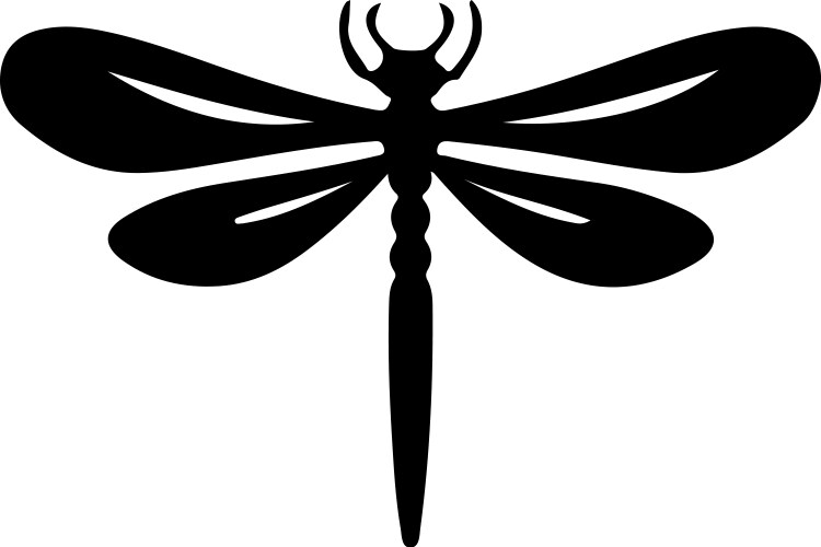 Dragonfly Silhouette Vector Images (over 5,900)
