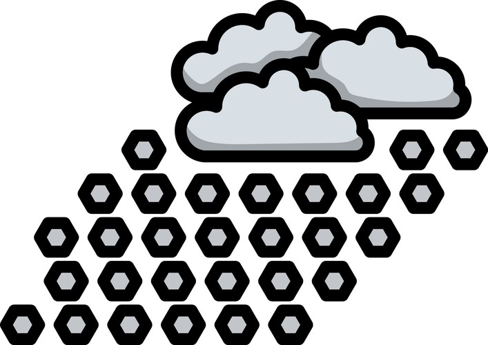 Hail icon Royalty Free Vector Image - VectorStock