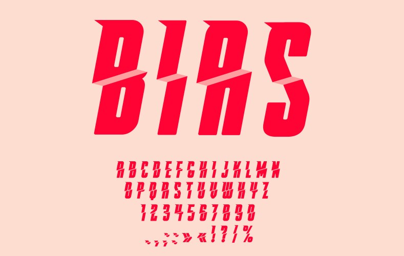 Splitted Font Vector Images (over 3,600)