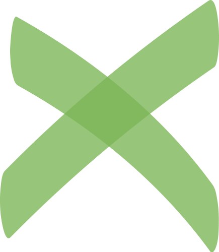 Cross mark in circle doodle Royalty Free Vector Image