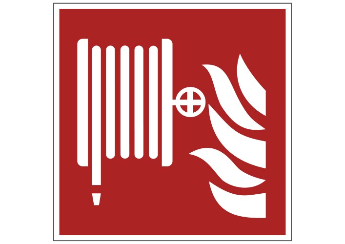 Unconnected fire hose Royalty Free Vector Image