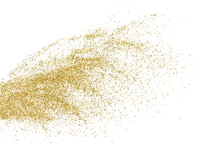 Gold glitter texture Royalty Free Vector Image
