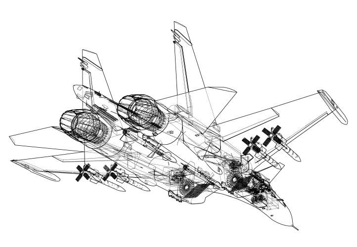 Fighter jet Vector Images & Graphics for Commercial Use | VectorStock
