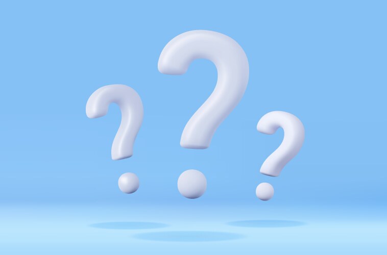 3d Question Mark Vector Images (over 6,000)