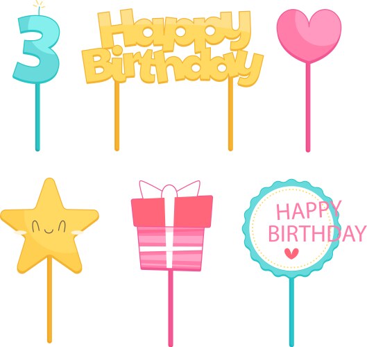 Cake Topper Vector Images (over 1,000)
