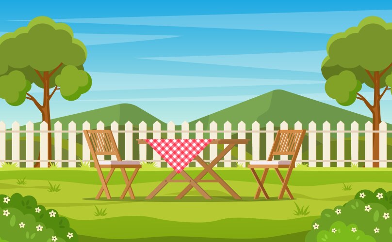 Cartoon Backyard Vector Images (over 5,900)