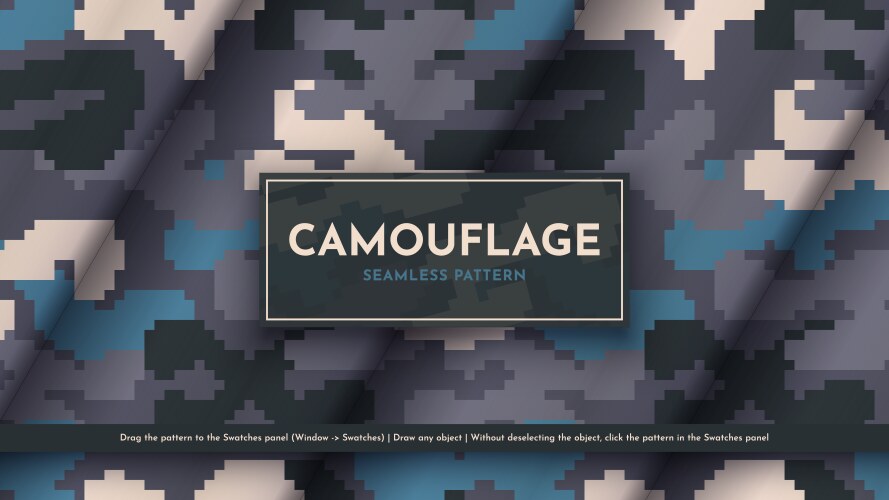 Seamless camouflage pattern war Royalty Free Vector Image