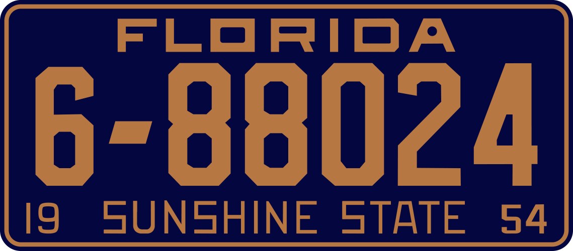 License Plate Vector Images (over 1,800)