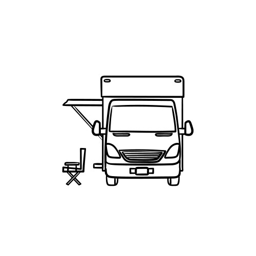 Motorhome Line Drawing Vector Images (over 250)