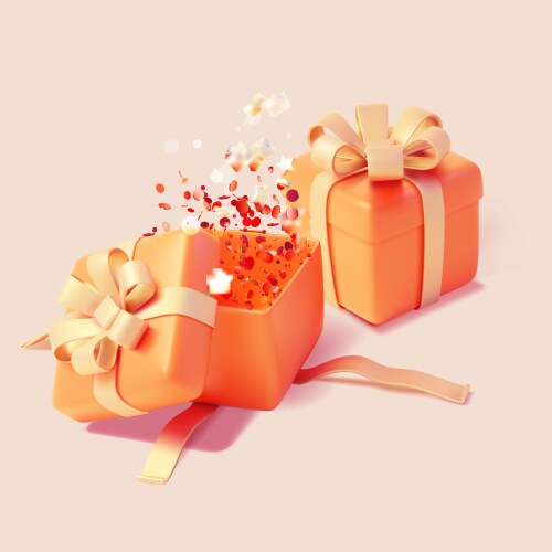 Open Gift Box Wallpaper