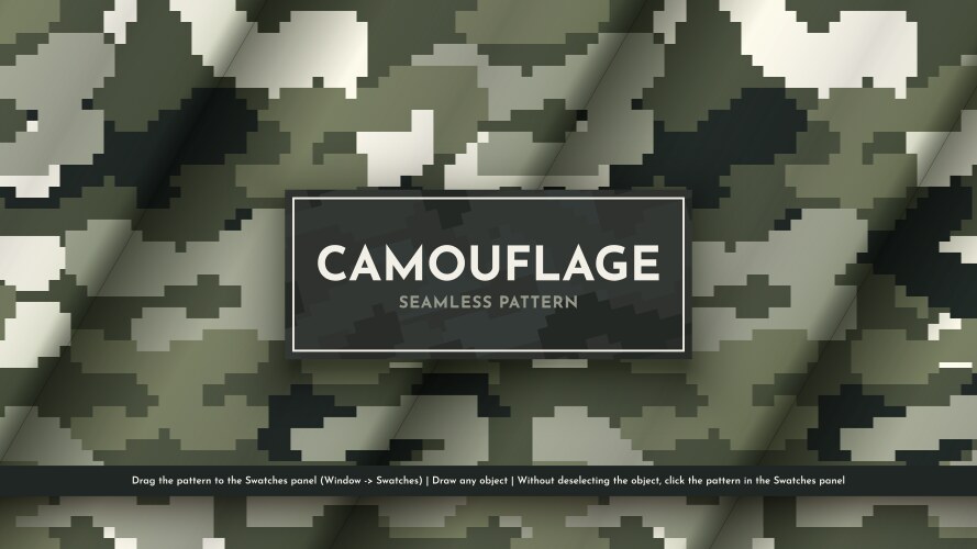 Seamless camouflage pattern war Royalty Free Vector Image