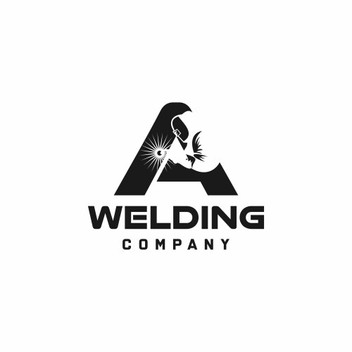Industrial worker with welding mask Royalty Free Vector