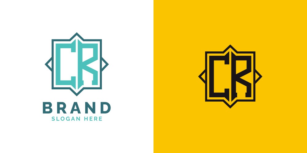 Modern ol monogram logo design initial letter Vector Image