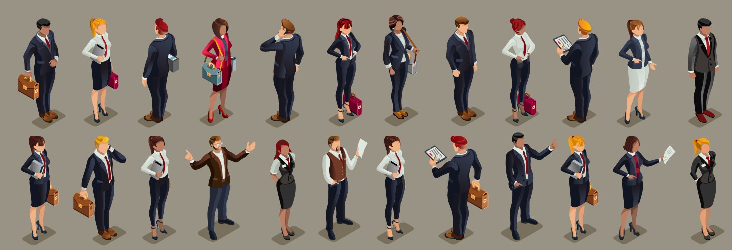 Isometric People Vector Images (over 100,000)
