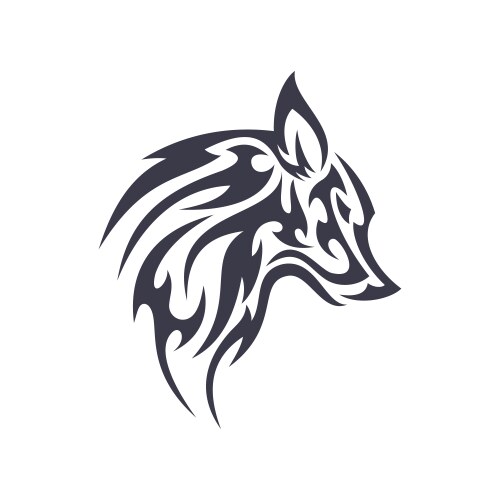Wolf Tattoo Vector Images (over 10,000)