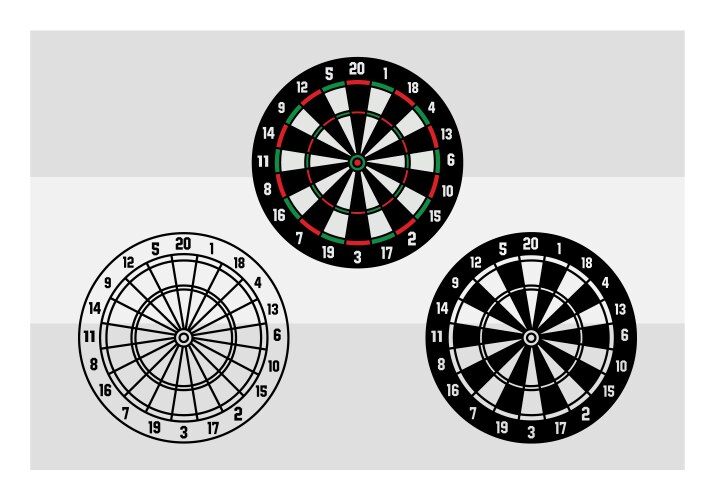 Dart Board Outline Vector Images (over 2,200)