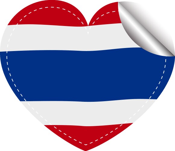 Thailand Flag Sticker Vector Images (over 570)