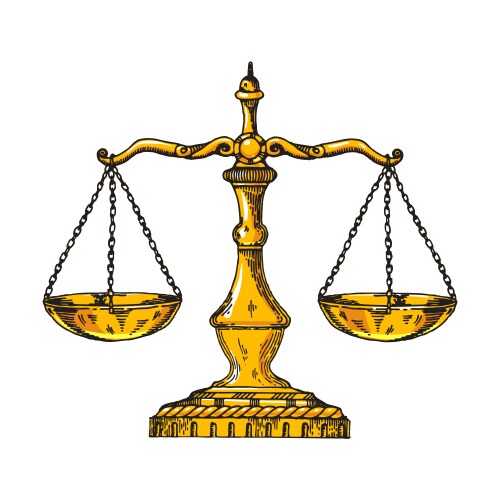 Vintage scales Royalty Free Vector Image - VectorStock