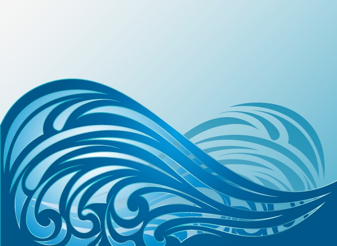 Abstract blue swirls png set on transparent Vector Image