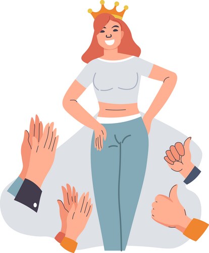 Self Esteem Cartoon Vector Images (over 1,300)