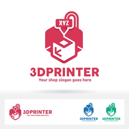 Offset printer machine work polygraphy equipment Vector Image