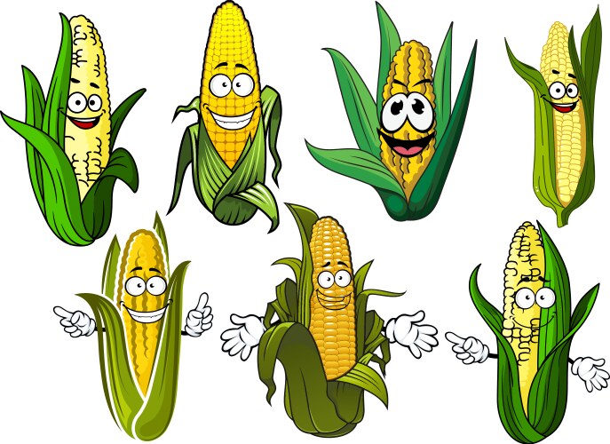 Corn Cartoon Vector Images (over 21,000)