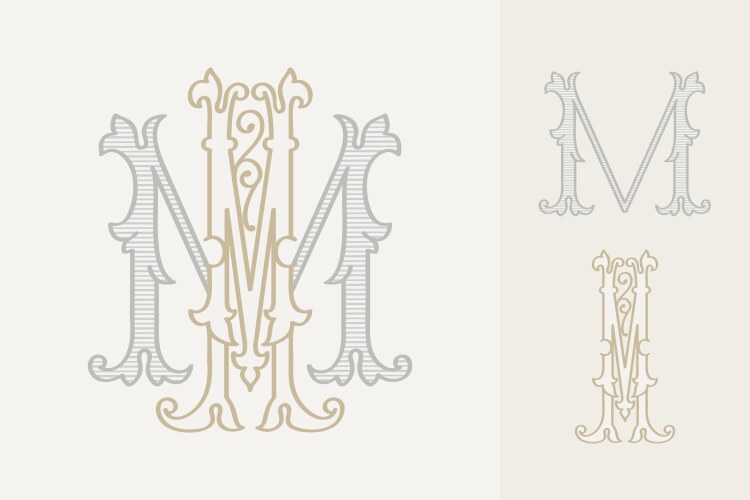 Letter M Monogram Vector Images (over 42,000)