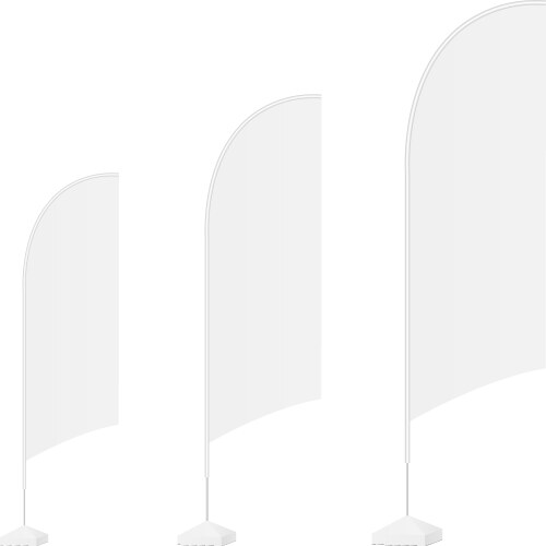 Empty flags Royalty Free Vector Image - VectorStock