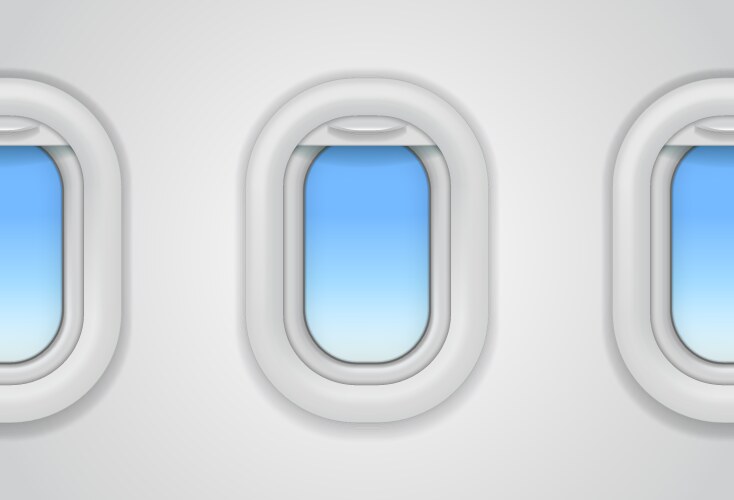 Airplane Windows Vector Images (over 6,500)