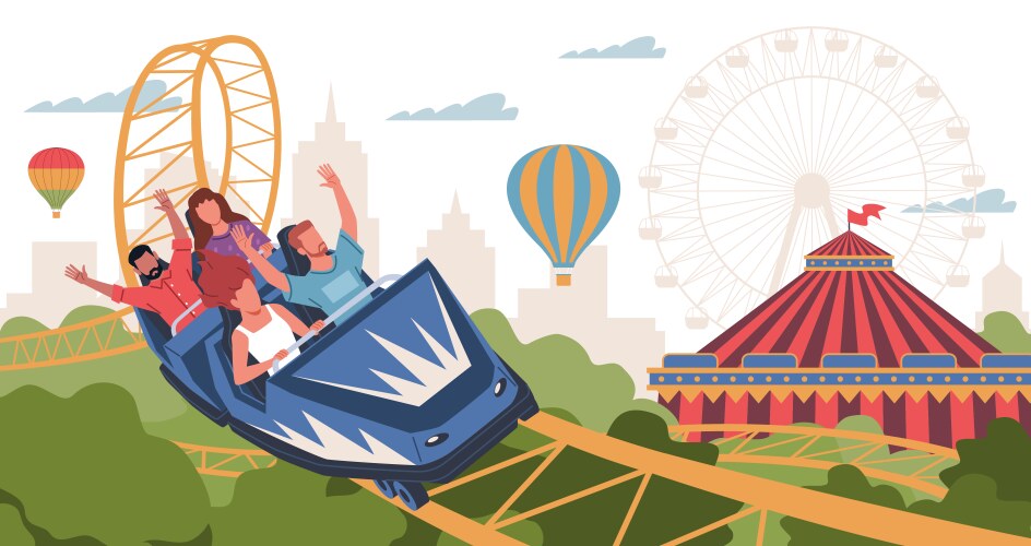 Amusement Ride Vector Images (over 15,000)