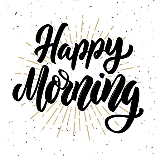 Happy tuesday hand written lettering Royalty Free Vector