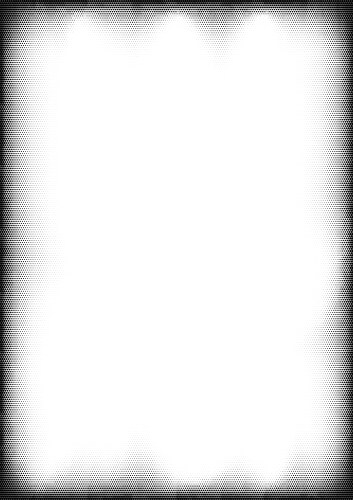 Halftone frame comic style divider pop art faded Vector Image