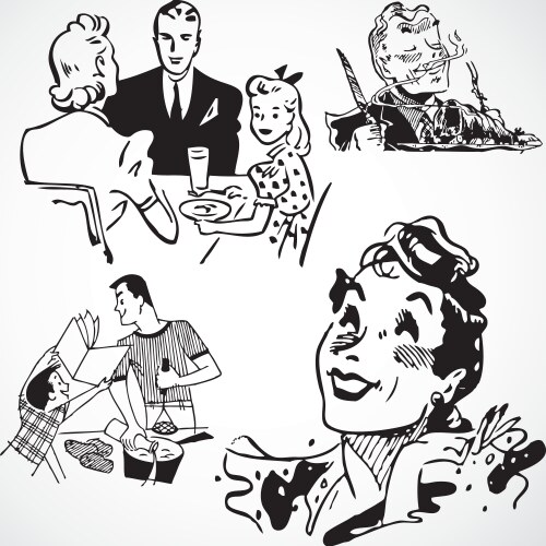 Retro Food Vector Images (over 270,000)