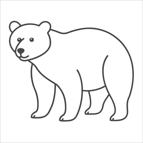 Grizzly Bear Outline Vector Images (over 5,900)