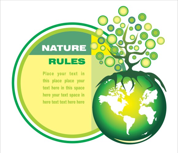 Environment background Royalty Free Vector Image