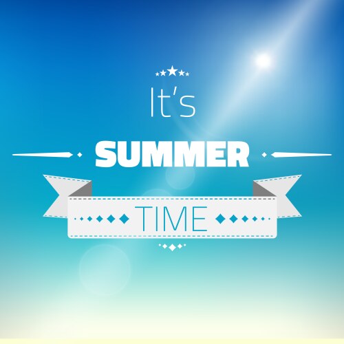 Summer background Royalty Free Vector Image - VectorStock