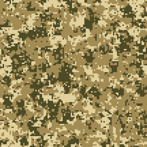 Pixel camouflage for a soldier army uniform Vector Image