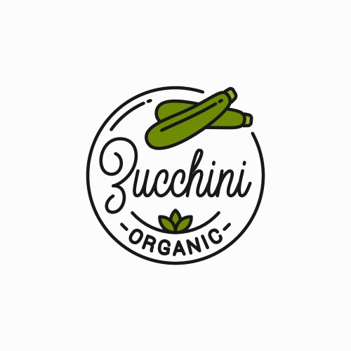 Zucchini Royalty Free Vector Image - VectorStock