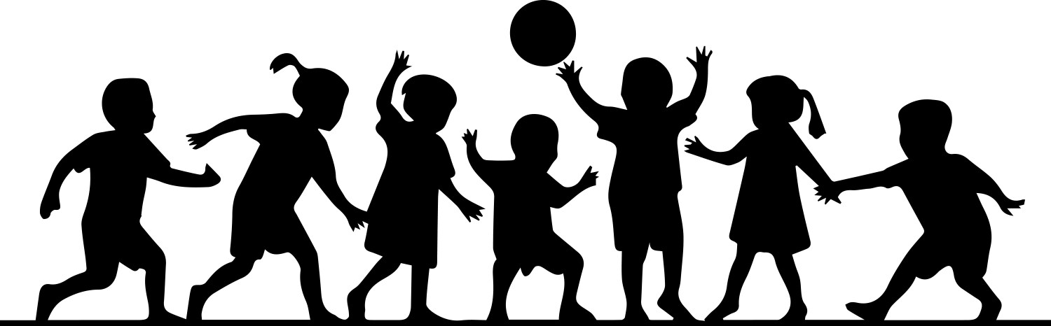 Children Playing Silhouette Vector Images (over 14,000)