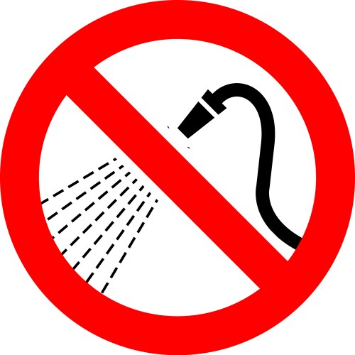 Water spray Royalty Free Vector Image - VectorStock