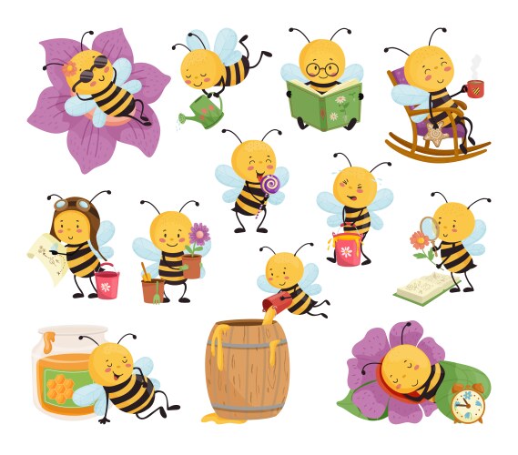 Baby Bee Vector Images (over 5,200)