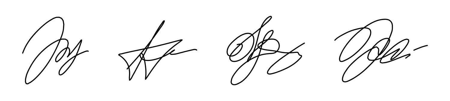 Fake hand drawn autographs set handwritten Vector Image