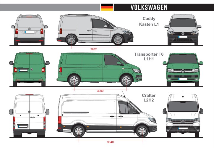 Volkswagen transporter Vector Images & Graphics for Commercial Use ...