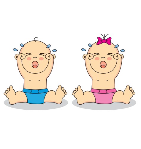 Crying emoticon cartoon Royalty Free Vector Image