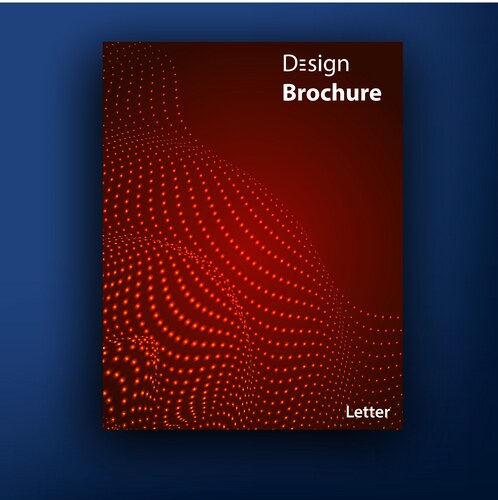 Brochure booklet cover design templates collection