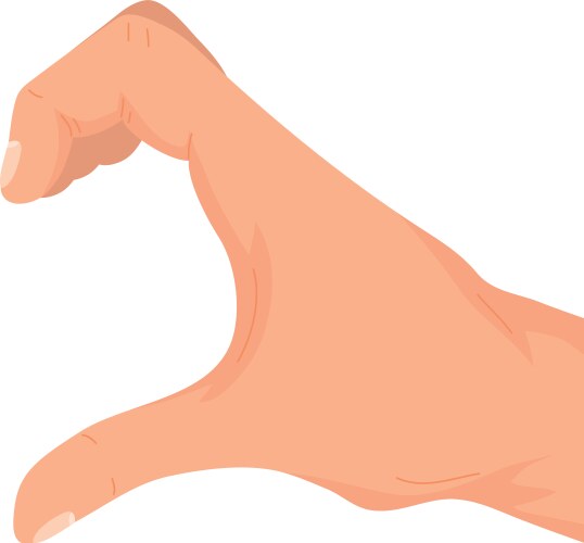 Hand snapping heart Royalty Free Vector Image - VectorStock