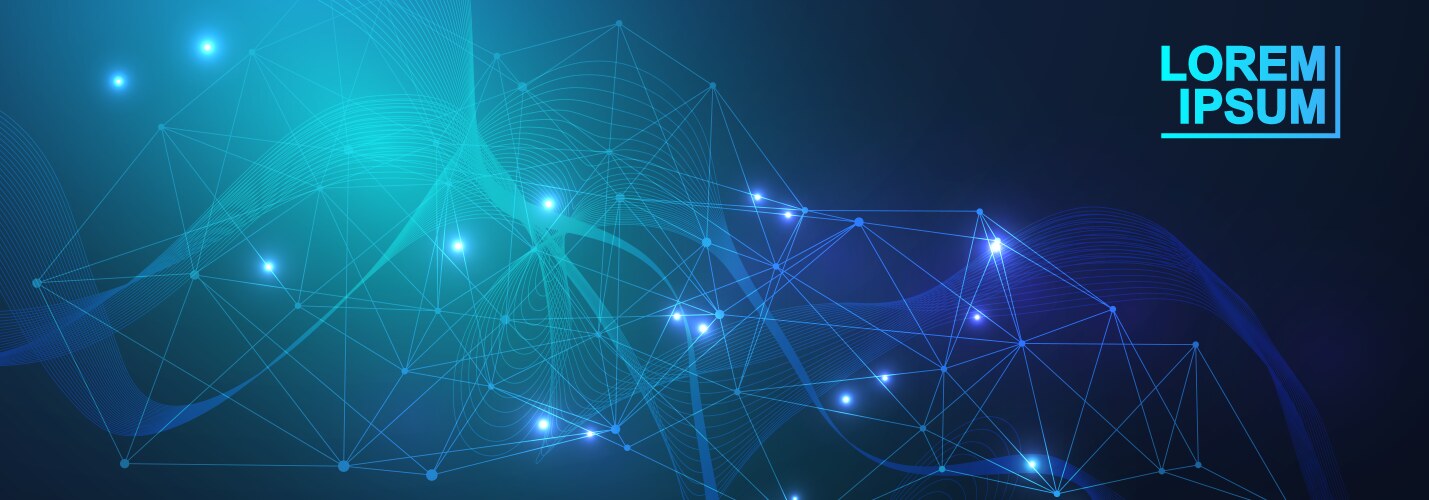 Ai technology abstract background generative Vector Image