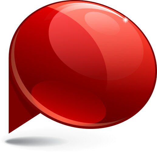 Shiny gloss red banner eps 10 Royalty Free Vector Image